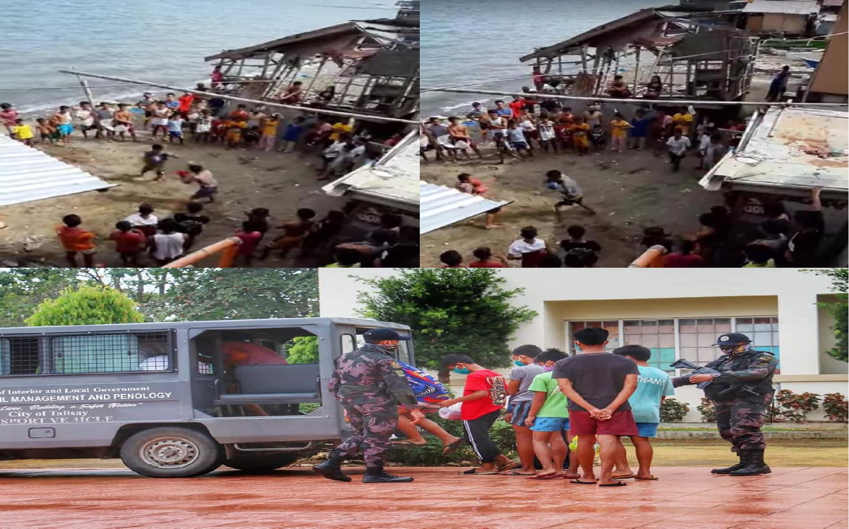 9 arrested for joining boxing match in Cebu beach | PLN Media