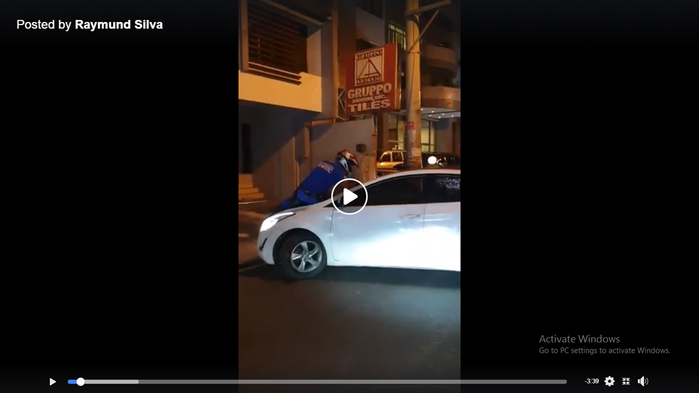 WATCH: Apprehended driver tries to run over traffic enforcer | PLN Media