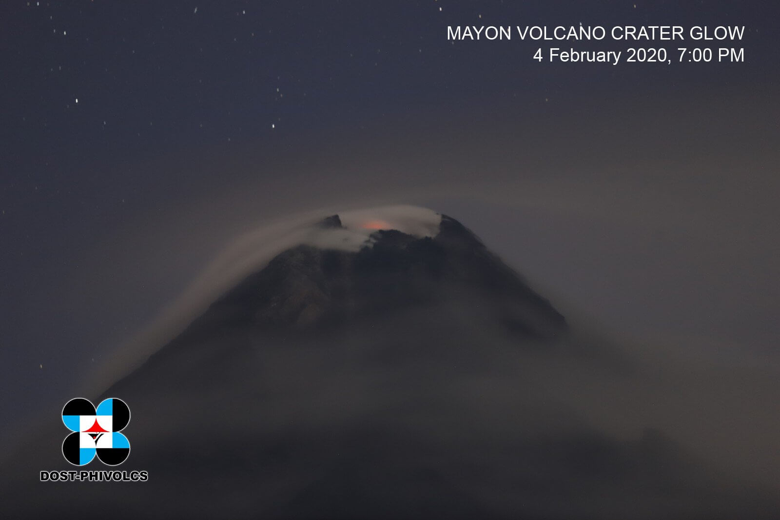 Mayon volcano 'crater glow' could be precursor to eruptive activity ...