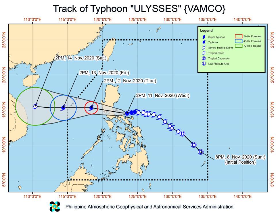 Pagasa update: Typhoon Ulysses continues to intensify | PLN Media