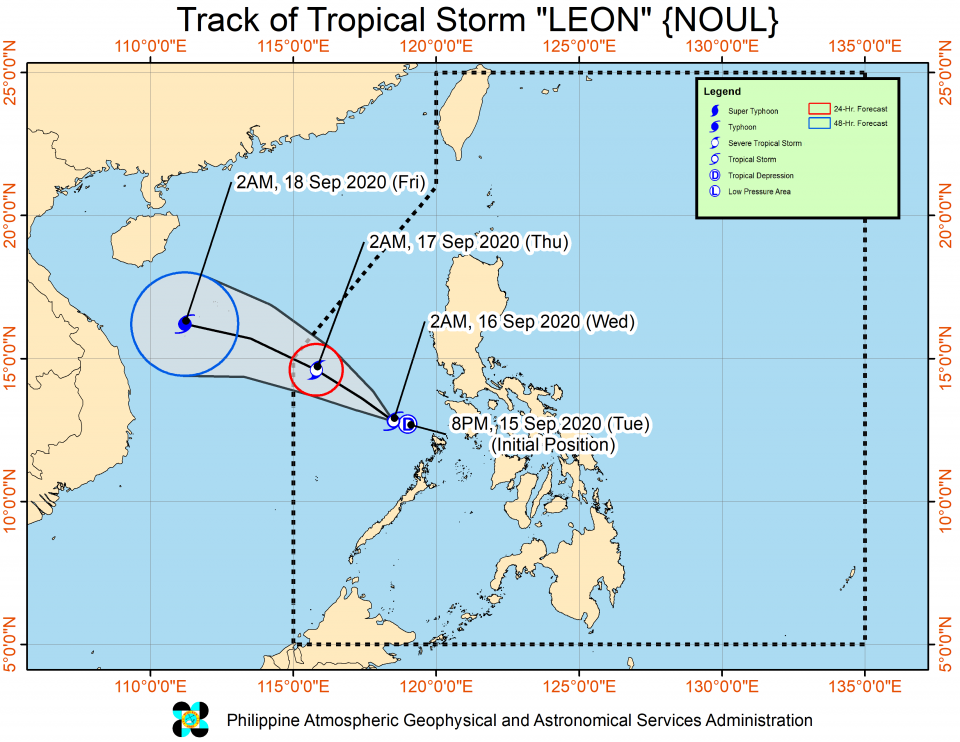 Pagasa update tropical storm Leon | PLN Media