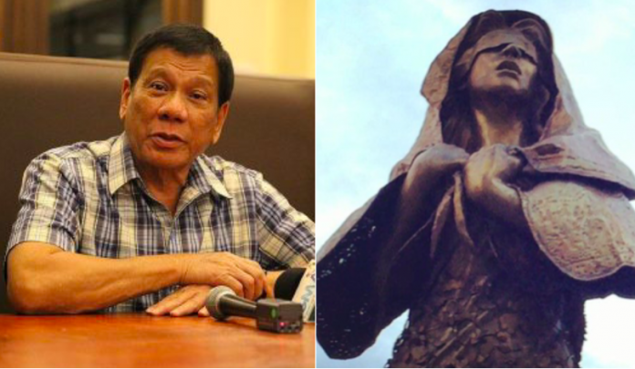 Duterte denies having any hand in removal of comfort woman statue | PLN ...