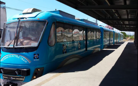 Hybrid electric train - made in the Philippines - completes inaugural ...