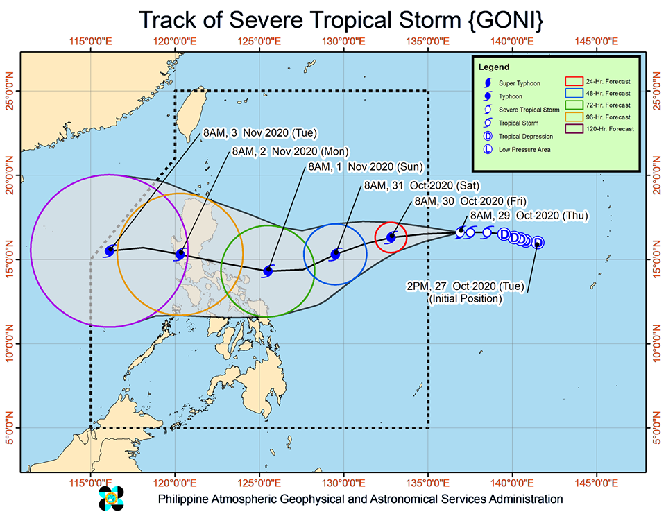 Severe Tropical Storm GONI update | PLN Media