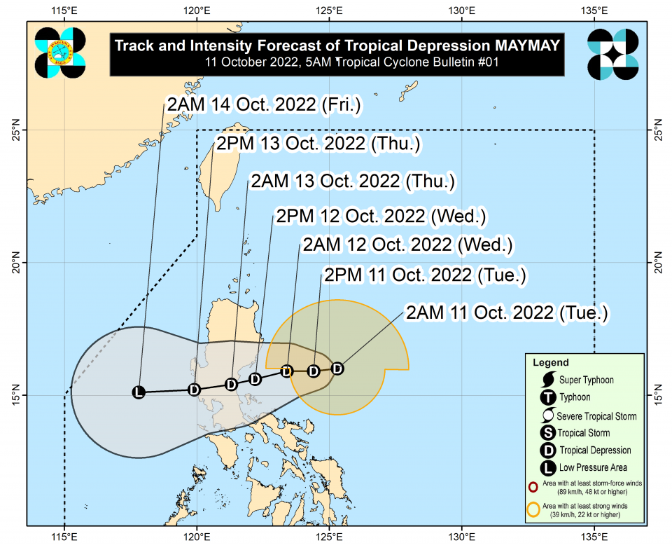 Signal no. 1 raised over Luzon due to Tropical Depression Maymay | PLN Media