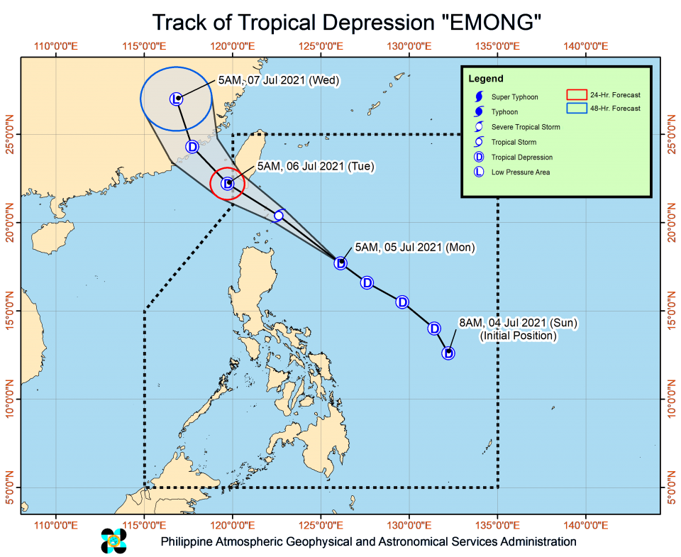 Tropical Depression Emong maintains strength | PLN Media