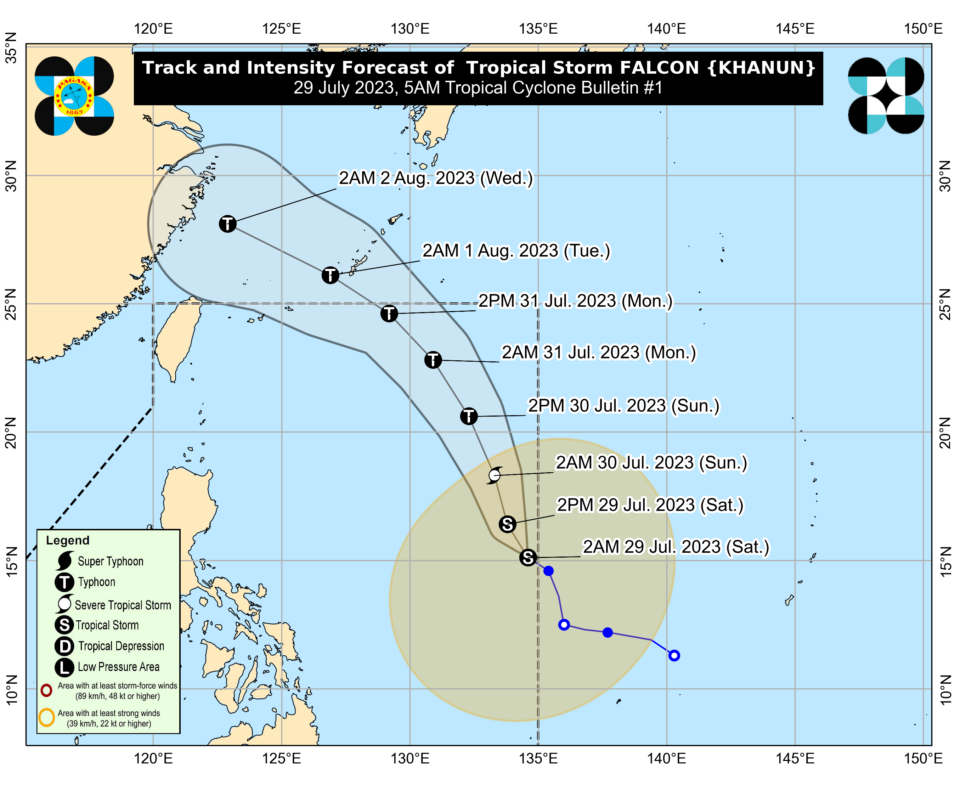 Tropical Storm Falcon enters PAR | PLN Media