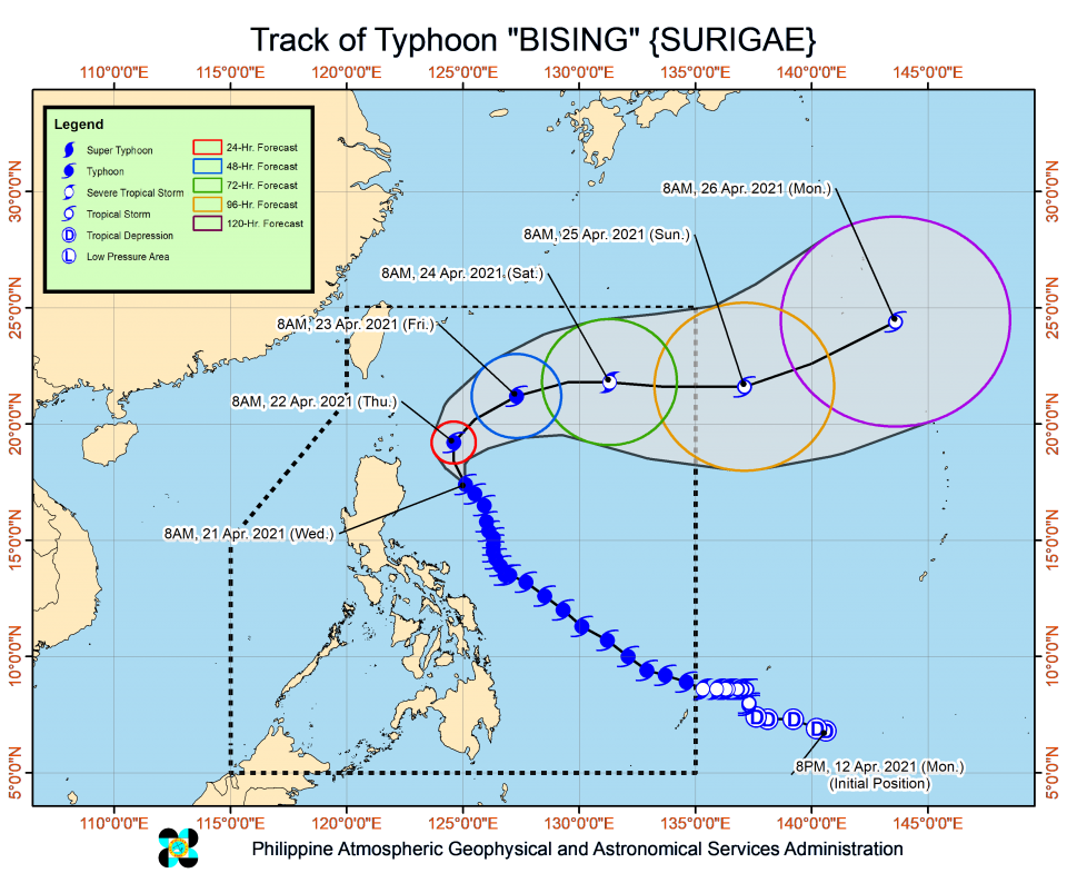 Typhoon Bising slows down while maintaining strength | PLN Media