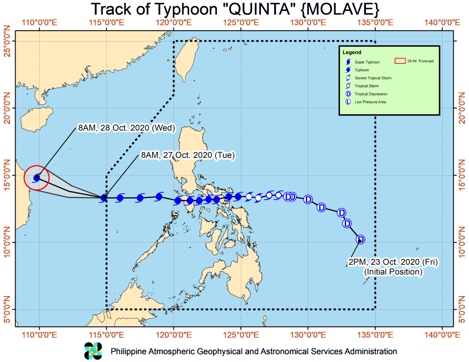 Typhoon Quinta exits PAR; new LPA likely to enter tomorrow | PLN Media