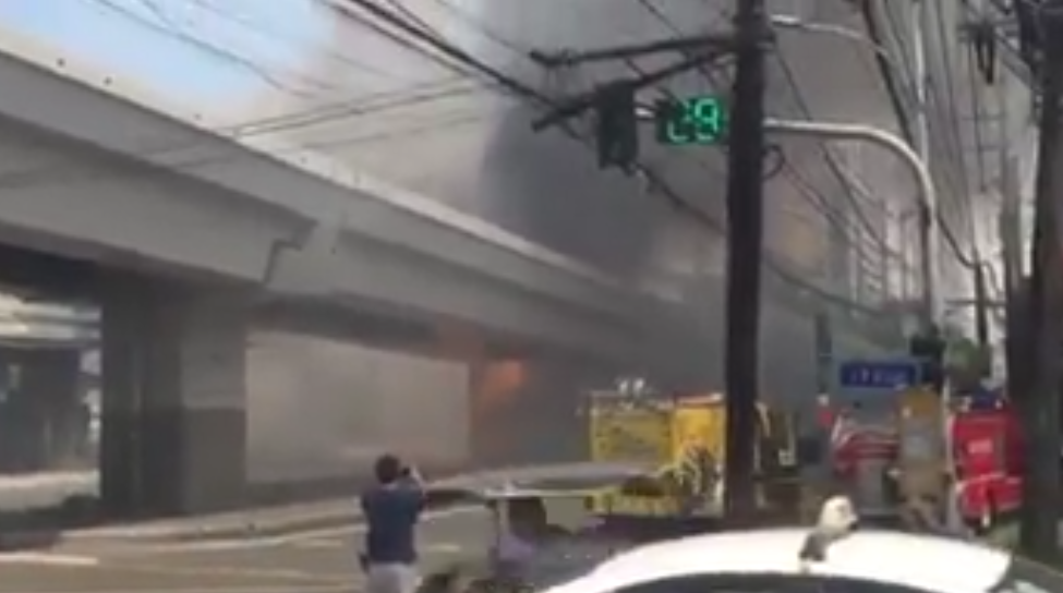 Watch: LRT-2 operation suspended because of fire | PLN Media